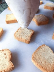 Mini Canapé Toasts For Parties - Aleka's Get-Together