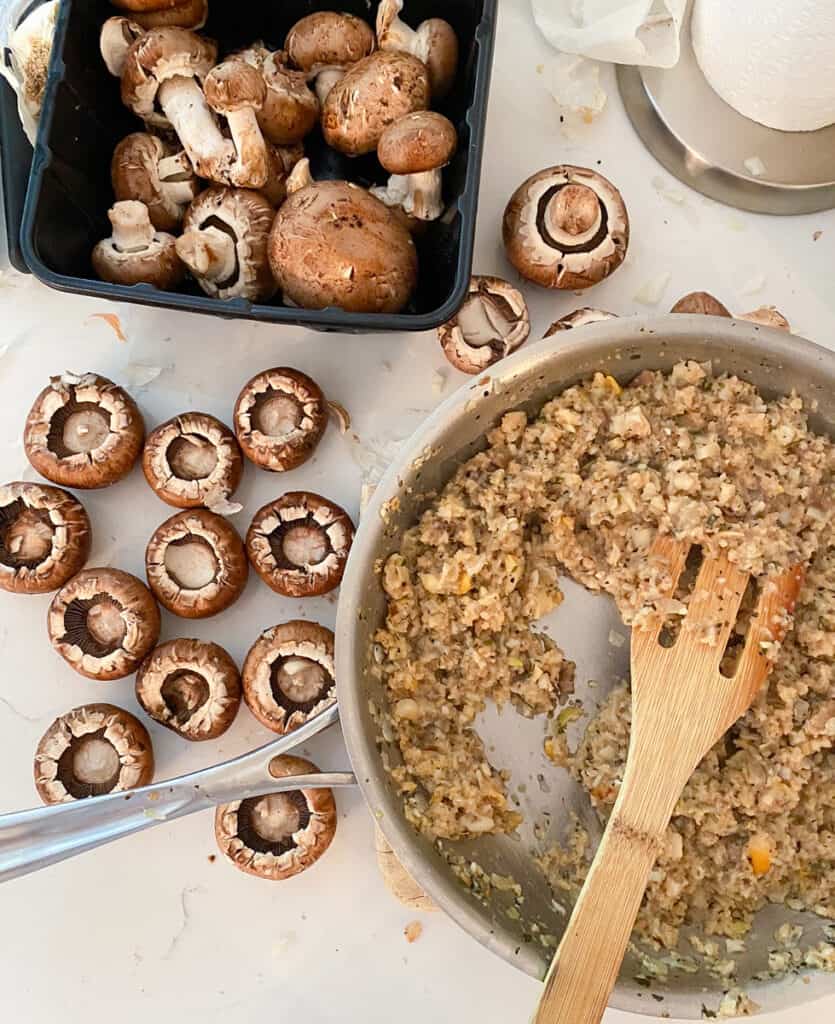 Olive Garden's Clam Stuffed Mushrooms - Aleka's Get-Together