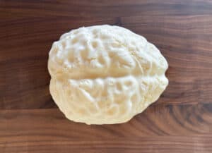 Halloween Brain Dip Appetizer (Using Brain Mold) - Aleka's Get-Together