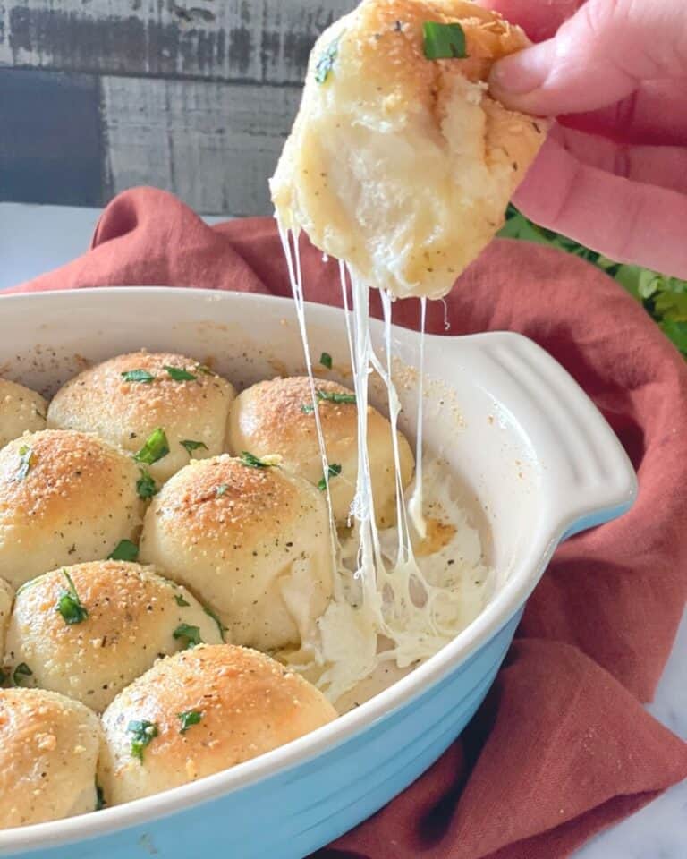 The BEST Cheesy Stuffed Garlic Bombs - Aleka's Get-Together