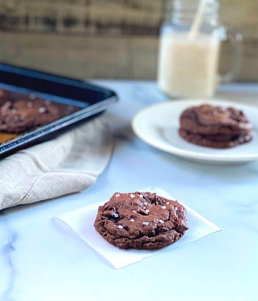 GOOEY Chocolate Cake Mix Cookies - Aleka's Get-Together