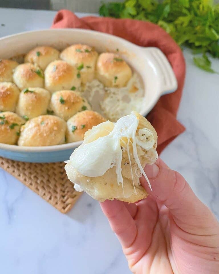 The BEST Cheesy Stuffed Garlic Bombs - Aleka's Get-Together