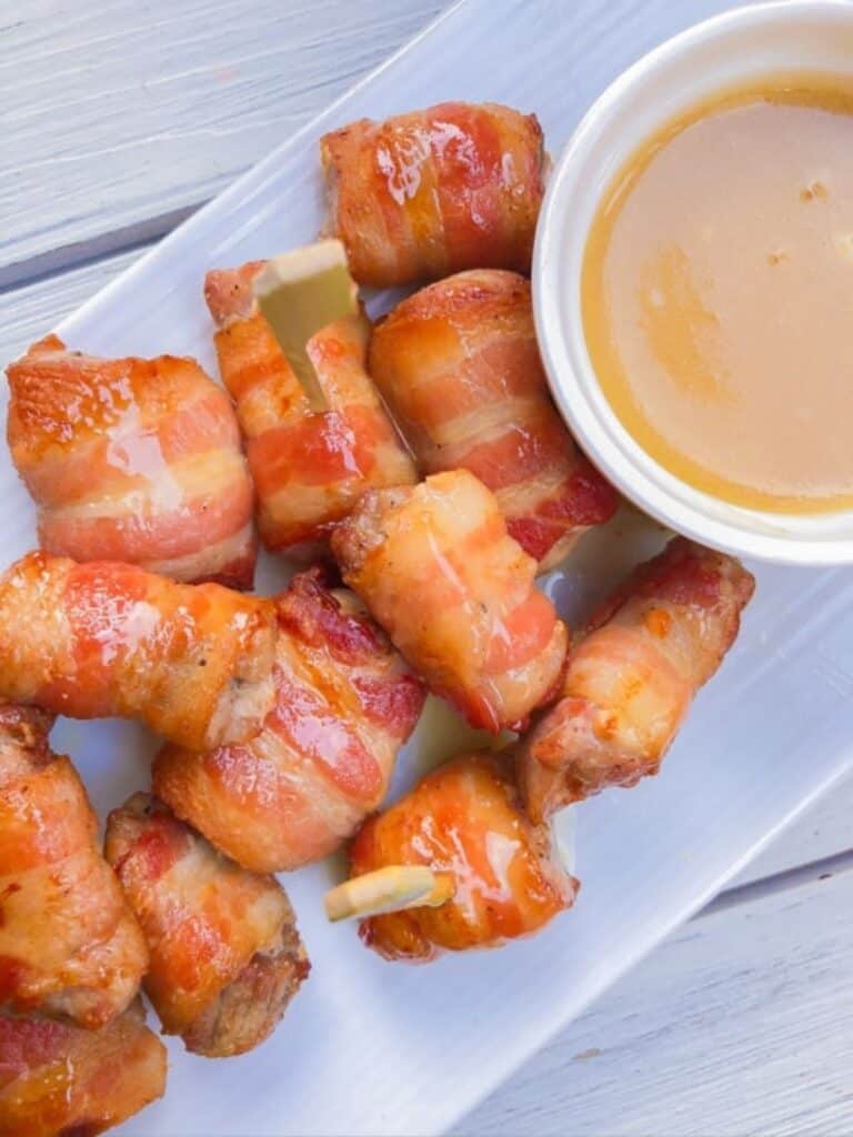 Bacon Wrapped Pork Appetizer - Aleka's Get-Together