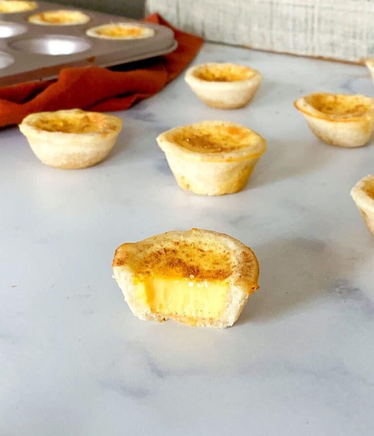 Mini Egg Custard Tartlets (Using A Muffin Tin!) - Aleka's Get-Together