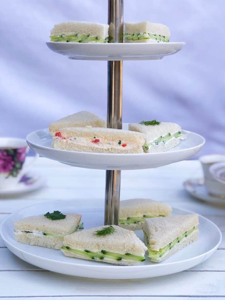 Tea Sandwiches (3 Recipes!) - Aleka's Get-Together