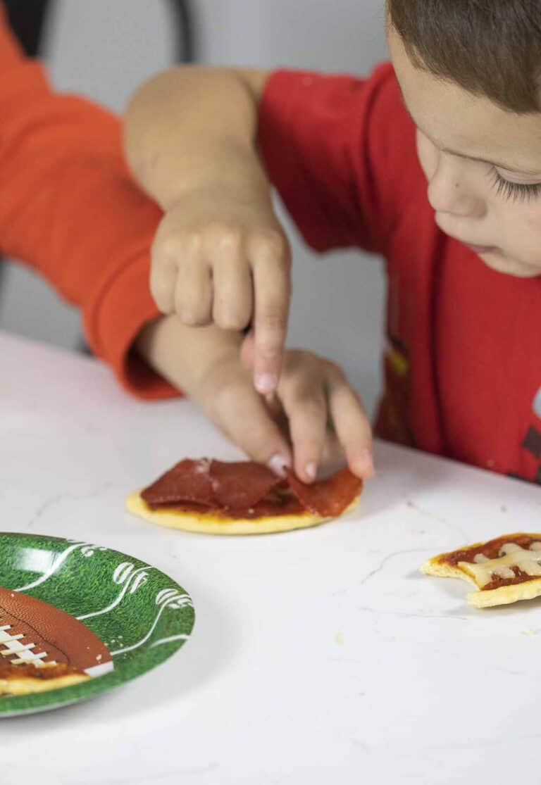 Mini Football Pizzas (with Crescent Dough) - Aleka's Get-Together