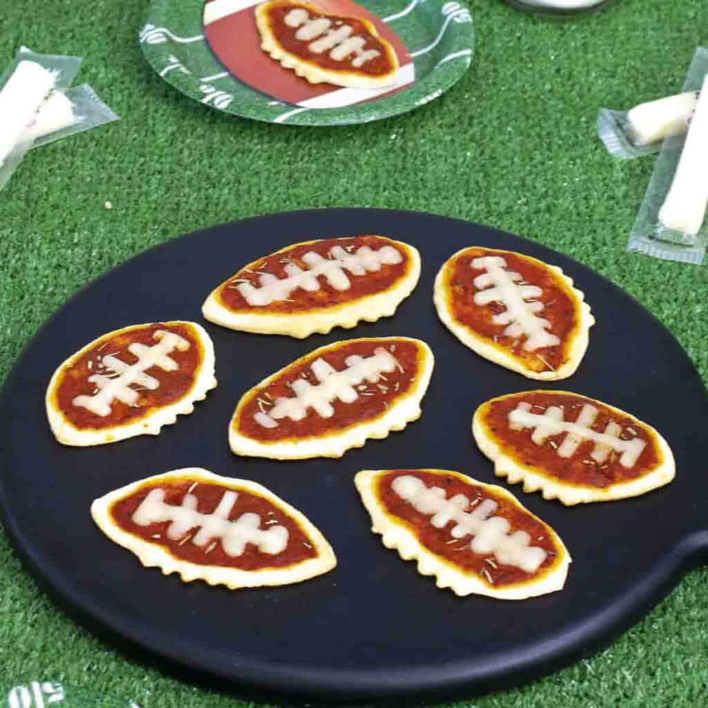 Mini Football Pizzas (with Crescent Dough) - Aleka's Get-Together