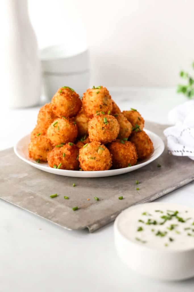Homemade Cheesy Mashed Potato Croquettes w/ Panko - Aleka's Get-Together