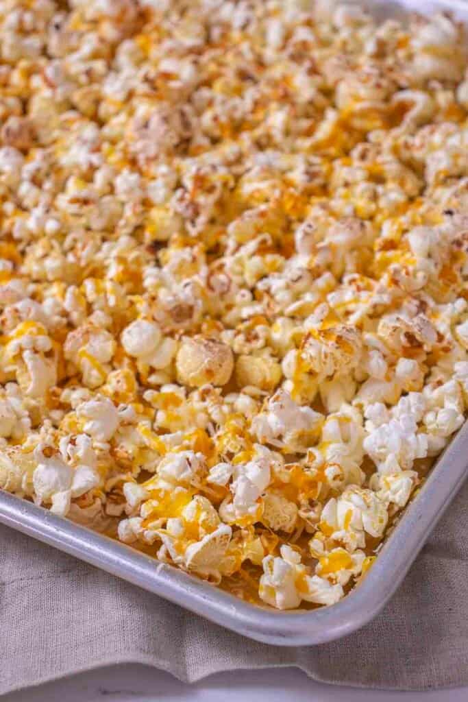 Homemade Cheesy Cheddar Popcorn - Aleka's Get-Together