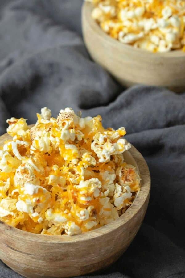 Homemade Cheesy Cheddar Popcorn - Aleka's Get-Together