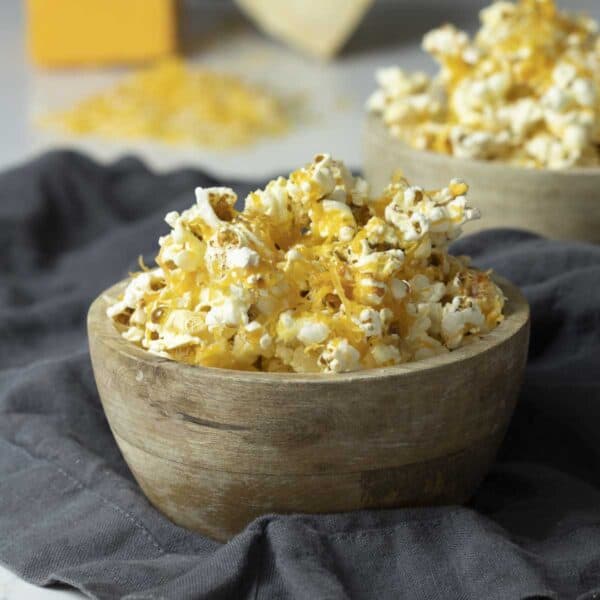 Homemade Cheesy Cheddar Popcorn - Aleka's Get-Together