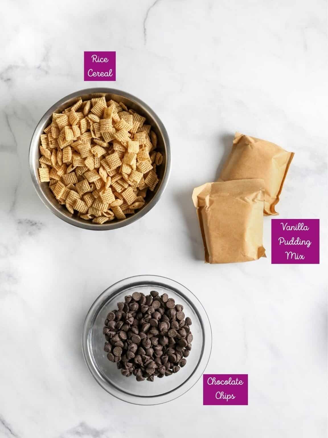 Vanilla Pudding Puppy Chow aka Muddie Buddies (NO peanut butter ...