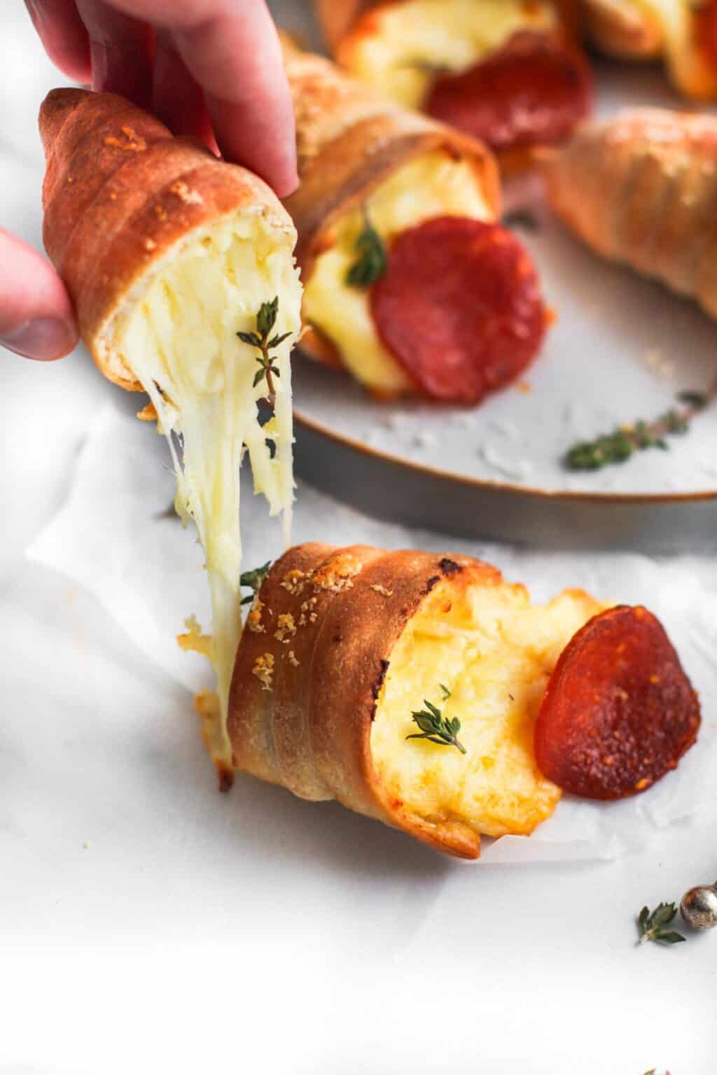 How To Make Pizza Cones (with Pepperoni and Ricotta) - Aleka's Get-Together