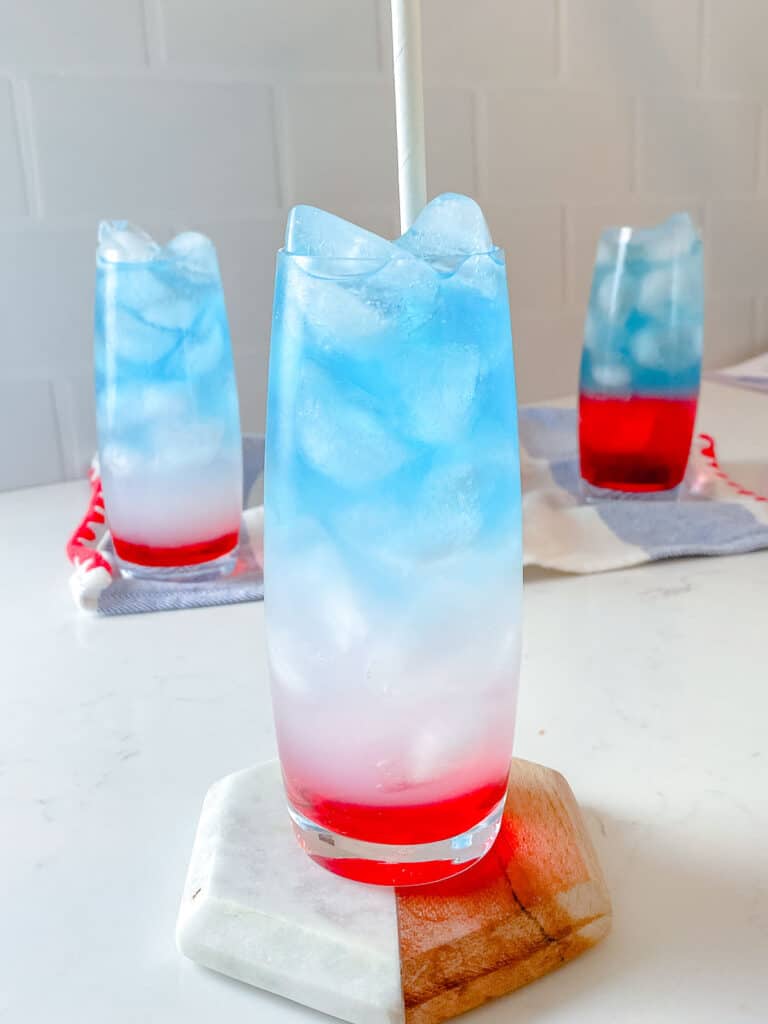Red, White, Blue Alcoholic Drink - Aleka's Get-Together