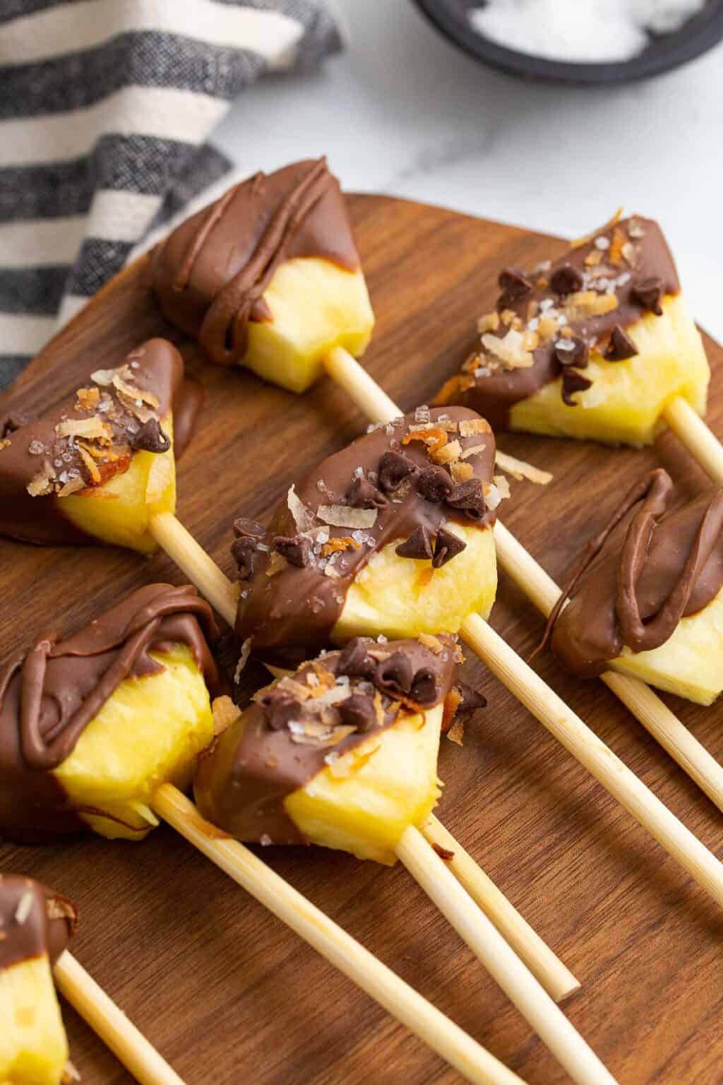 Chocolate Covered Pineapple - Aleka's Get-Together