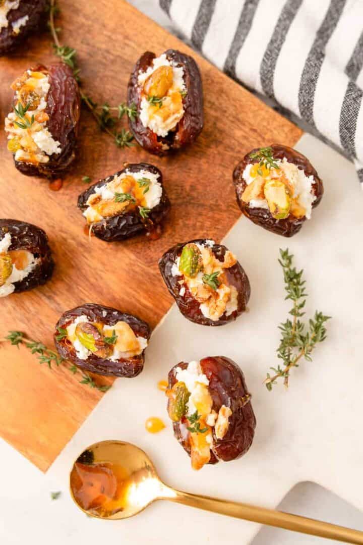 Stuffed Dates With Goat Cheese - Aleka's Get-Together