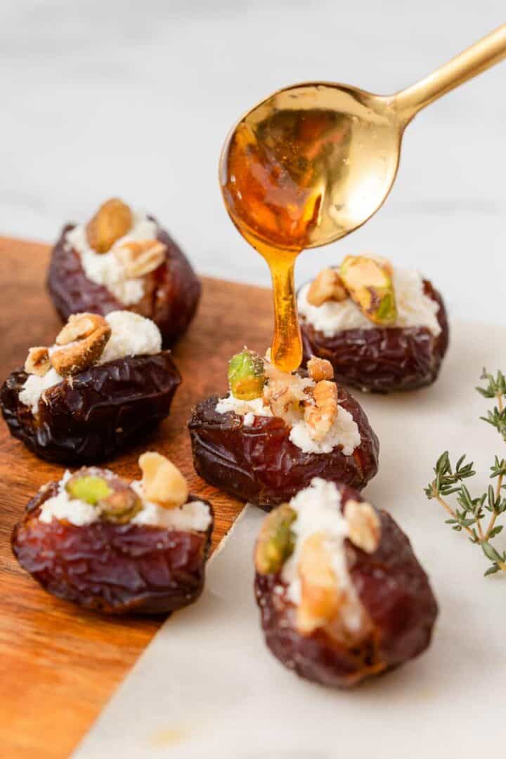 Stuffed Dates With Goat Cheese - Aleka's Get-Together
