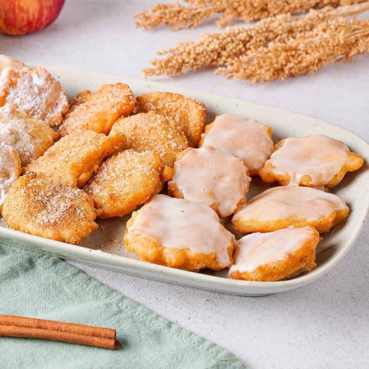 Apple Pie Fritters - Aleka's Get-Together