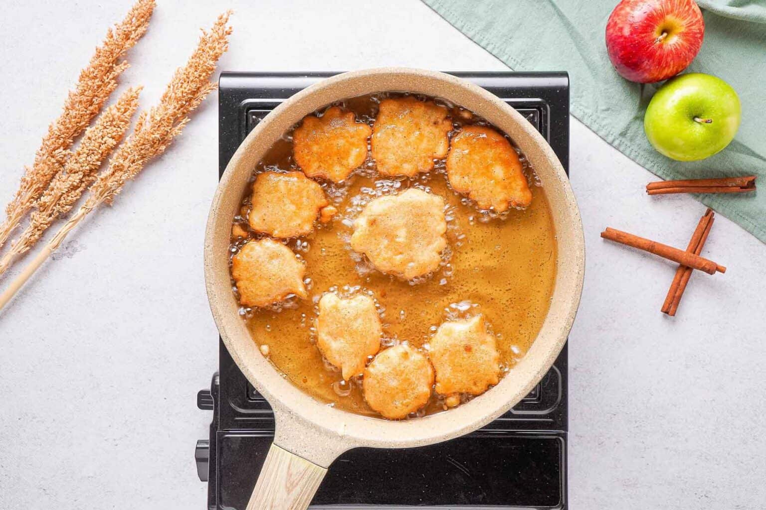 Apple Pie Fritters - Aleka's Get-Together