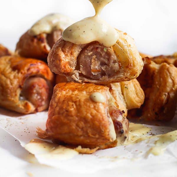 Puff Pastry Pigs In A Blanket With Sausage - Aleka's Get-Together