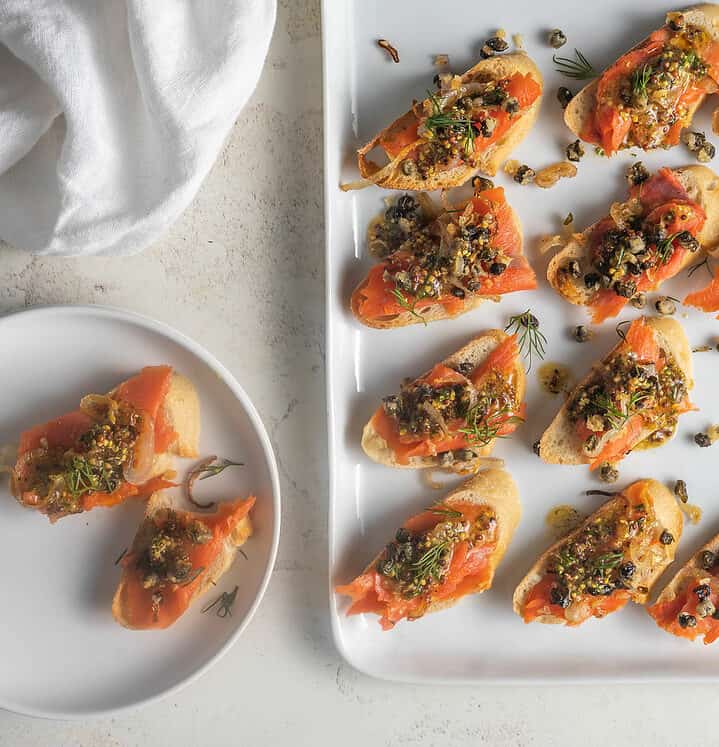 Smoked Salmon Appetizer - Aleka's Get-Together