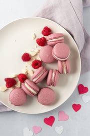 Pink Raspberry Macarons - Aleka's Get-Together