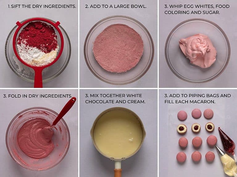 Pink Raspberry Macarons - Aleka's Get-Together