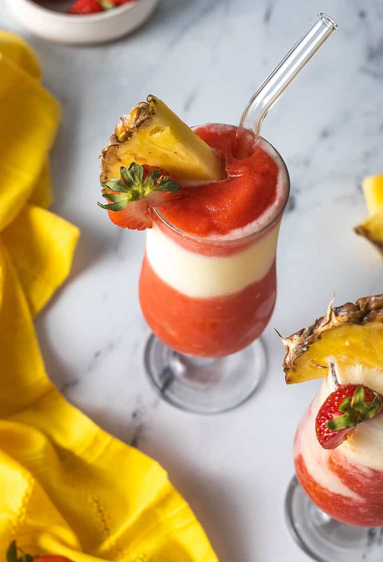 Miami Vice Cocktail - Aleka's Get-Together