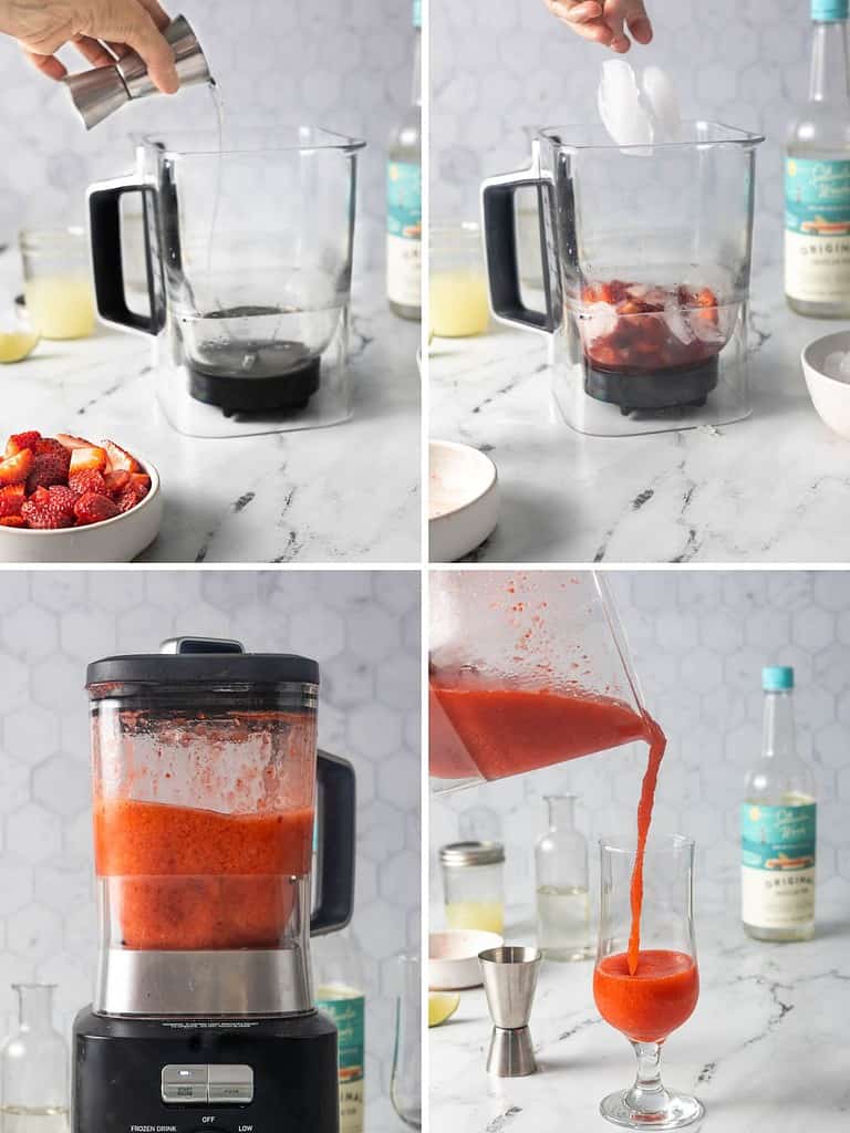 Miami Vice Cocktail - Aleka's Get-Together
