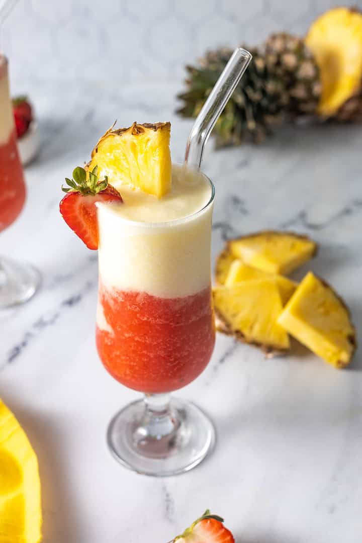 Miami Vice Cocktail - Aleka's Get-Together