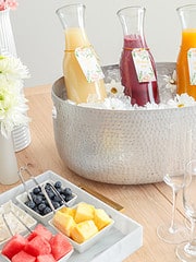 Easy Mimosa Bar Set-Up - Aleka's Get-Together