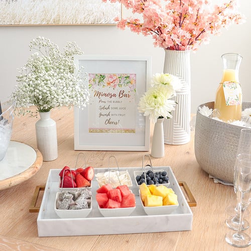 Easy Mimosa Bar Set-Up - Aleka's Get-Together