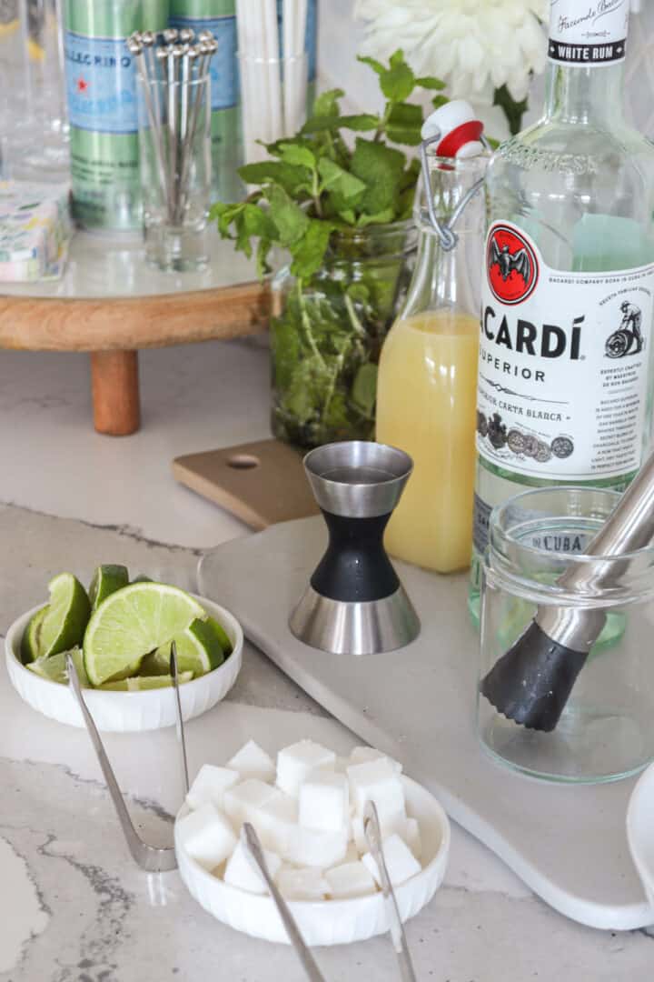 Mint Mojito Bar For Parties - Aleka's Get-Together