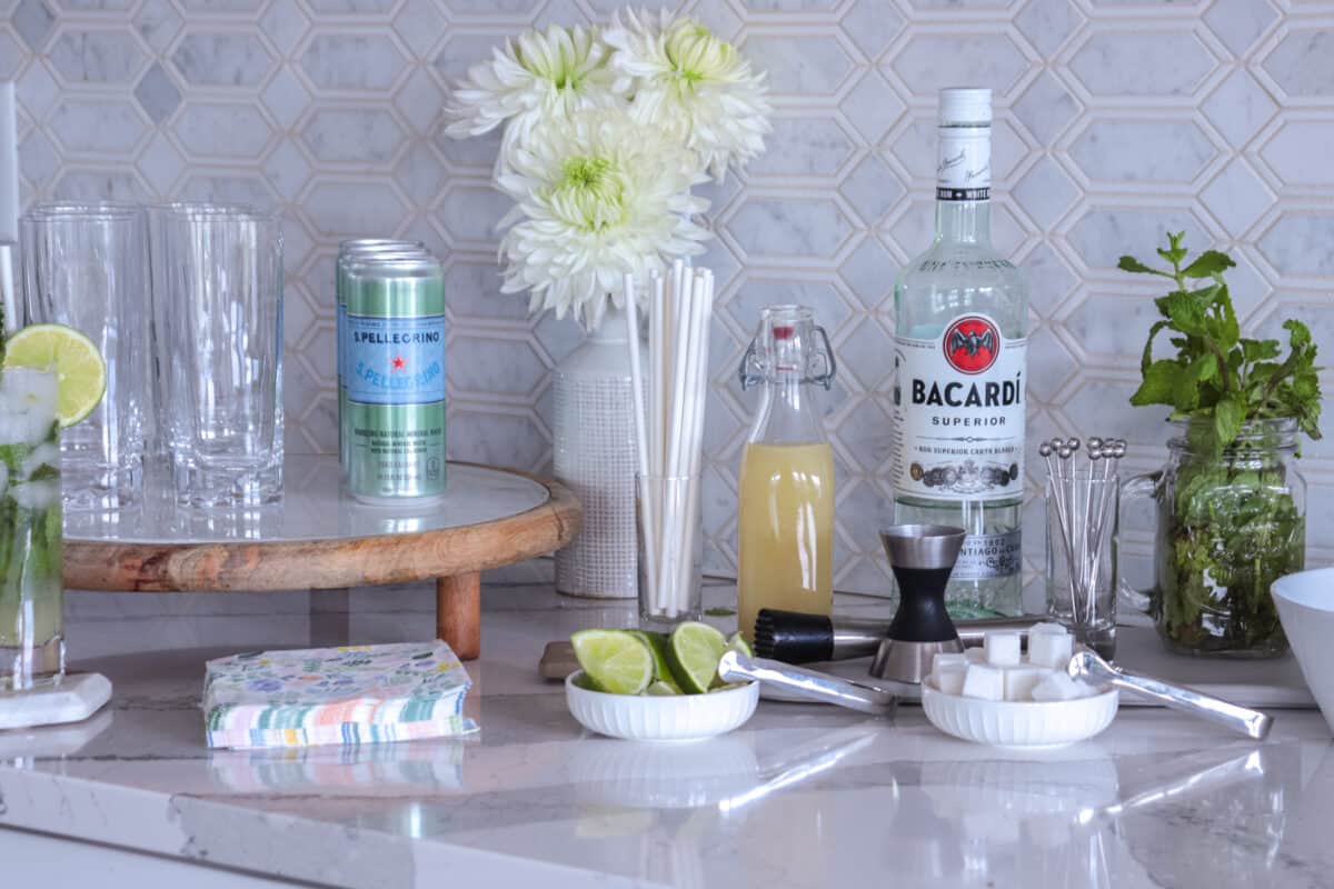 Mint Mojito Bar For Parties - Aleka's Get-Together