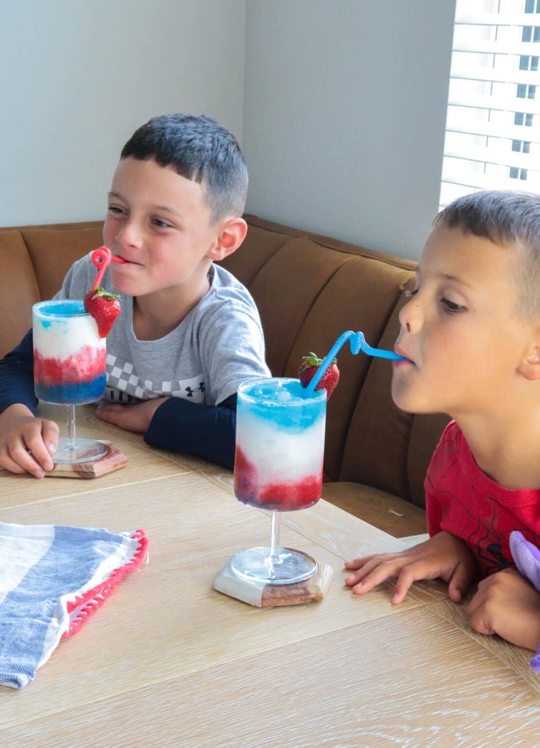 Frozen Red, White & Blue Drink (For Kids OR Adults!) - Aleka's Get-Together