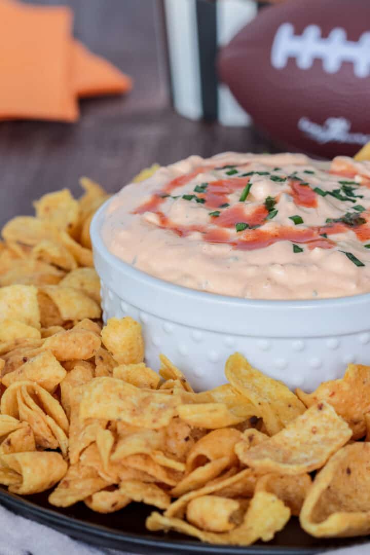 Buffalo Sweet Onion Dip (Fritos Dip) - Aleka's Get-Together