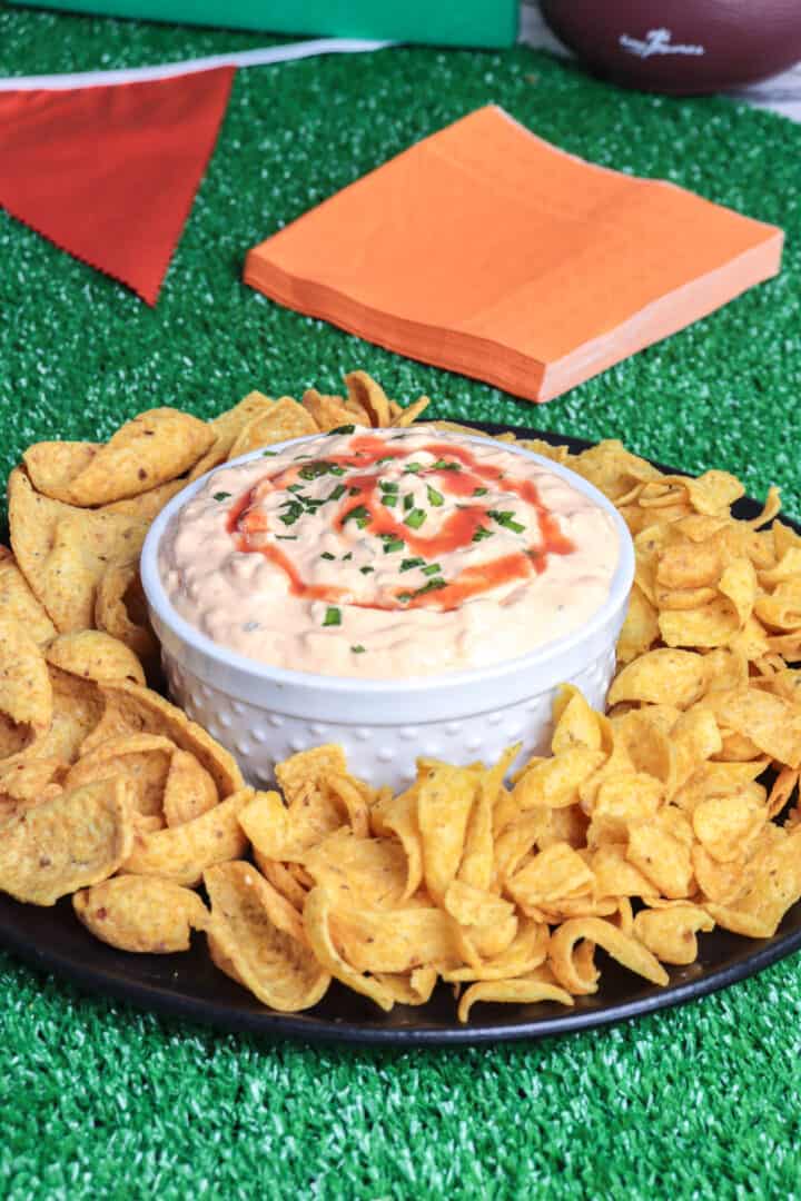 Buffalo Sweet Onion Dip (Fritos Dip) - Aleka's Get-Together
