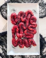 Creepy Intestines Halloween Appetizer - Aleka's Get-Together