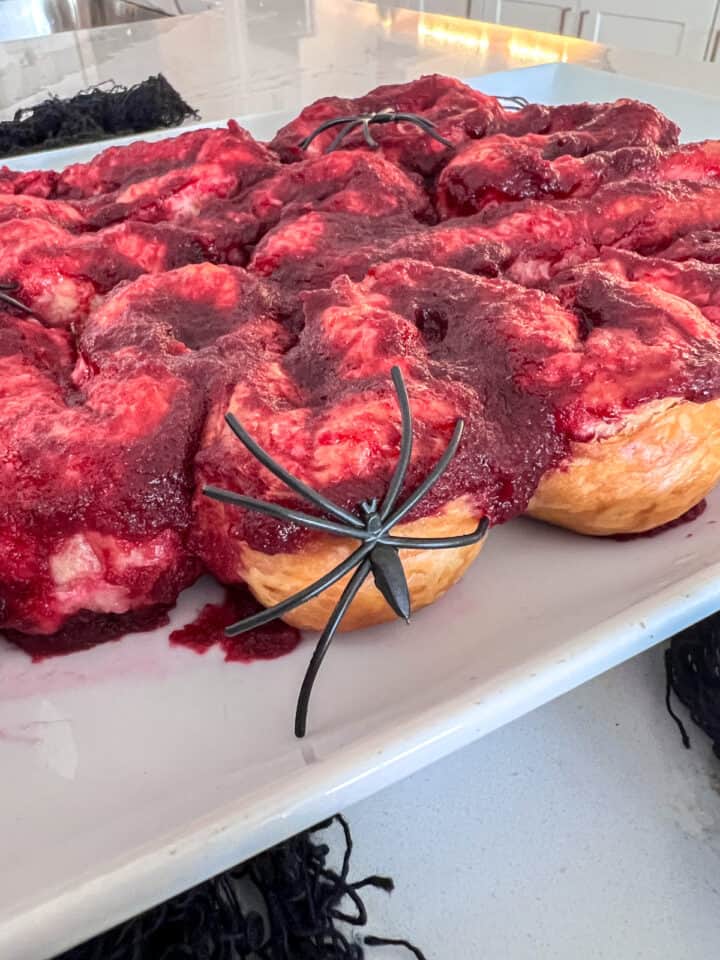 Creepy Intestines Halloween Appetizer - Aleka's Get-Together