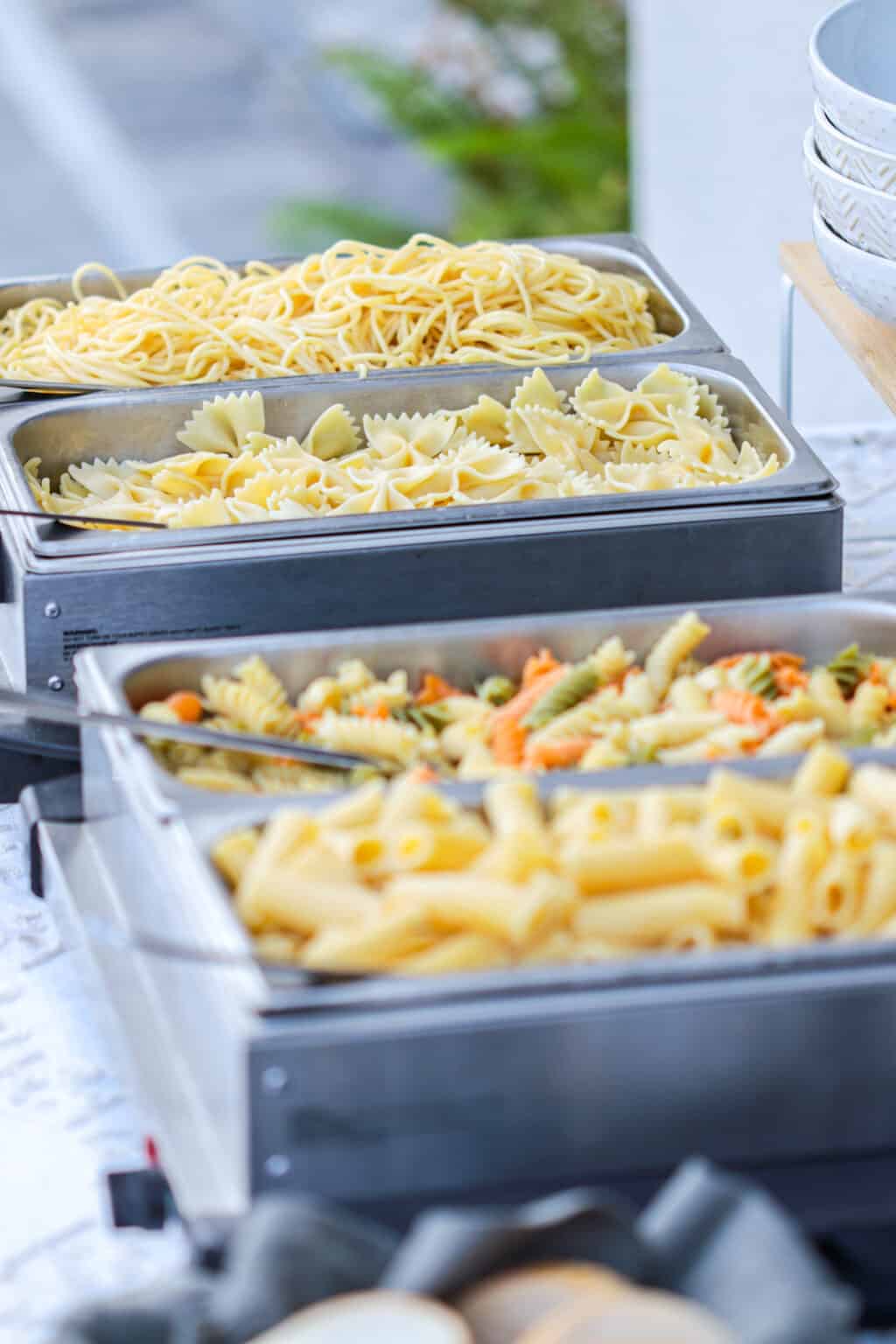 Pasta Bar Idea For A Party - Aleka's Get-Together