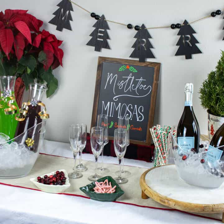 Festive Christmas Mimosa Bar - Aleka's Get-Together