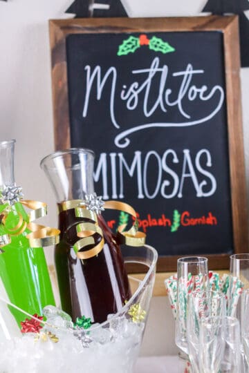 Festive Christmas Mimosa Bar - Aleka's Get-Together