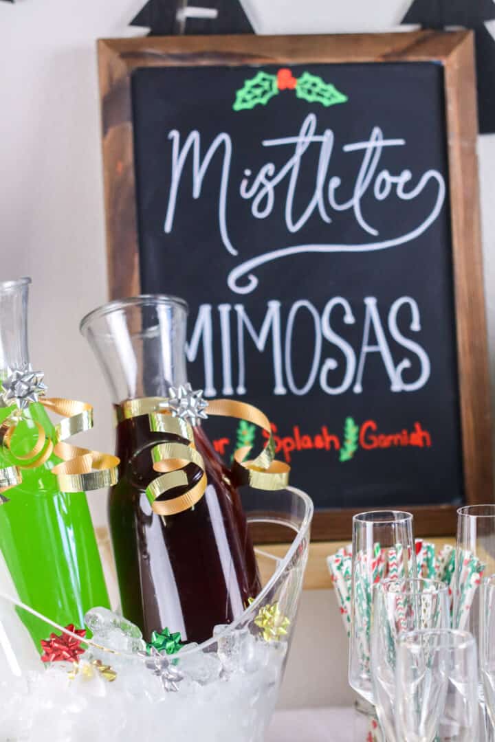 Festive Christmas Mimosa Bar - Aleka's Get-Together