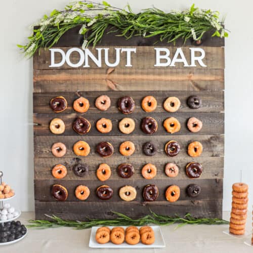 DIY Donut Wall (Donut Peg Board) - Aleka's Get-Together