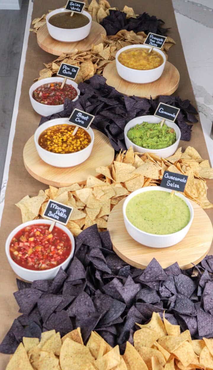 Chips and Salsa Bar - Aleka's Get-Together