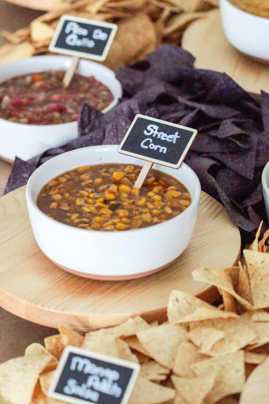 Chips and Salsa Bar - Aleka's Get-Together