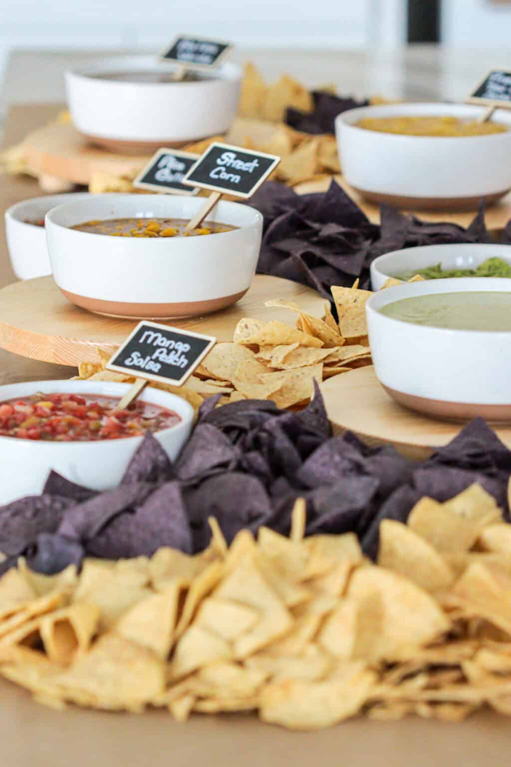 Chips and Salsa Bar - Aleka's Get-Together