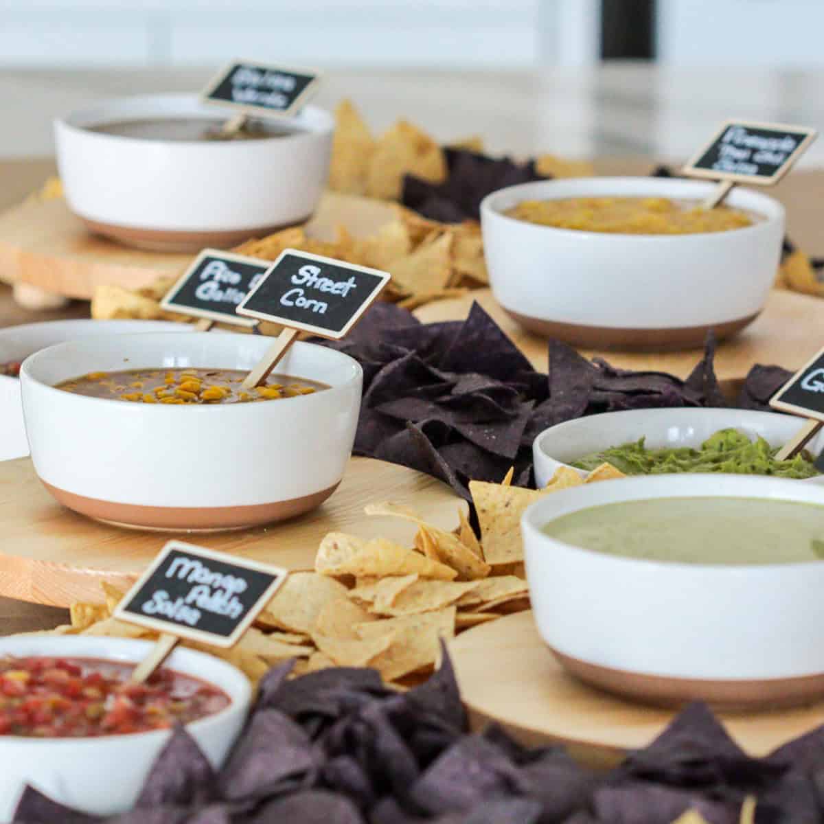 Chips and Salsa Bar - Aleka's Get-Together