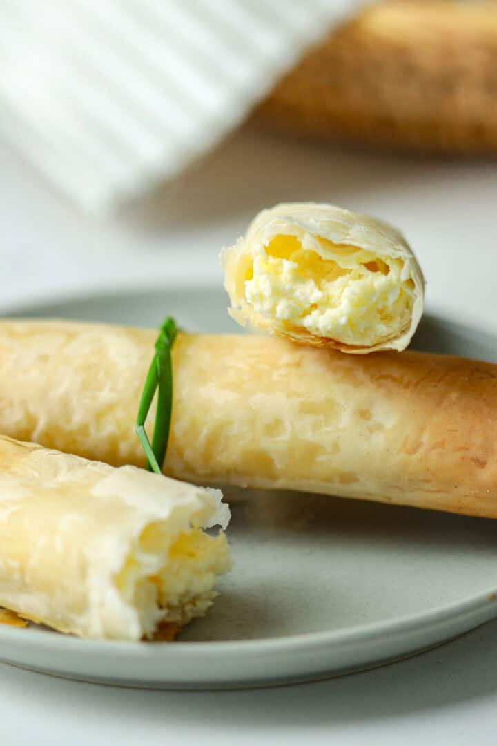 Phyllo Feta Diplomas - Aleka's Get-Together