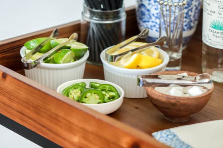 Summer Bar Cart Set-Up - Aleka's Get-Together